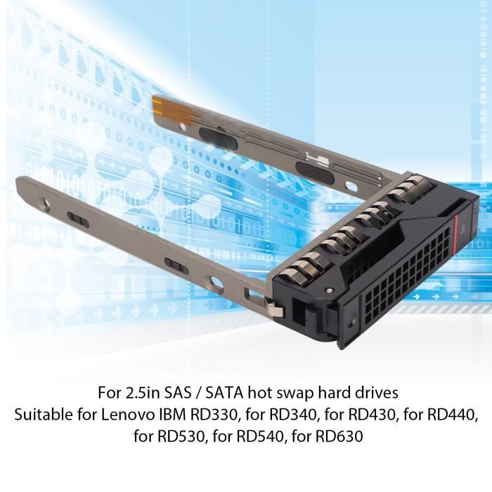 Boîtiers de disque dur d'ordinateur Boîtier HDD Interface SAS/SATA 2,5 ...