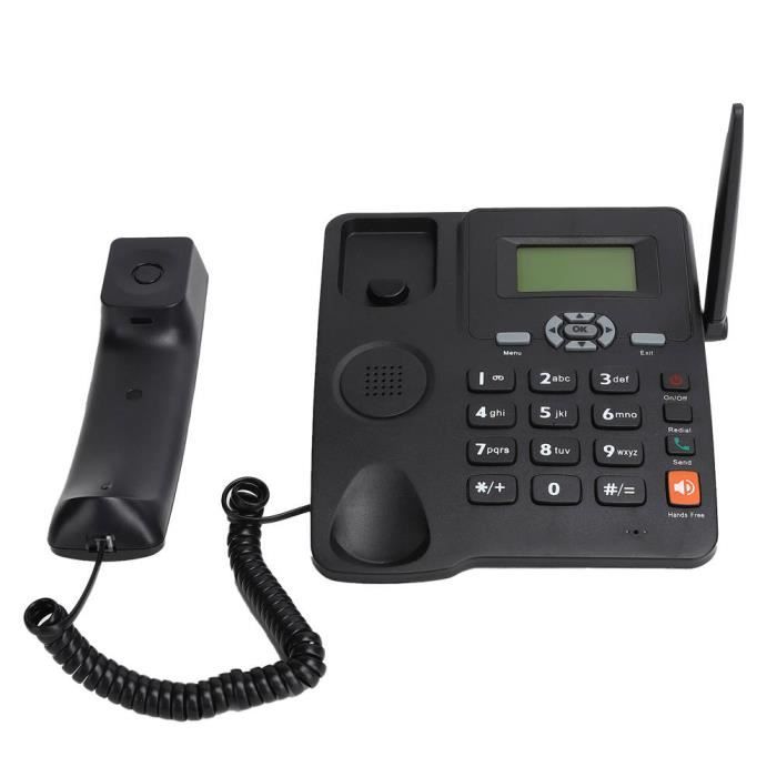 Téléphone filaire GSM 6588 avec antenne externe Rappel de sonnerie ...