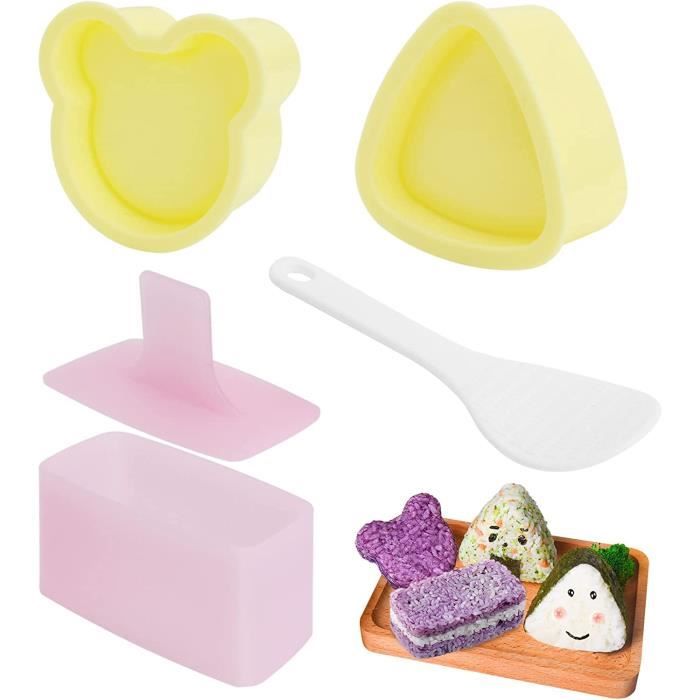 3 PCS Onigiri Moule Triangle Sushi Moule Presse En Plastique Boule De ...