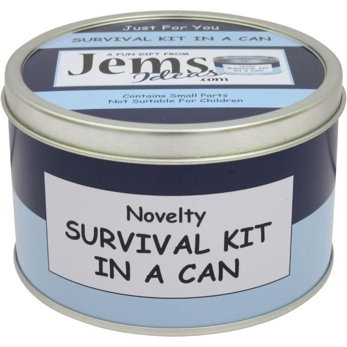 Kit de survie - Personnalisable - Boîte métallique et carte de vœux ...