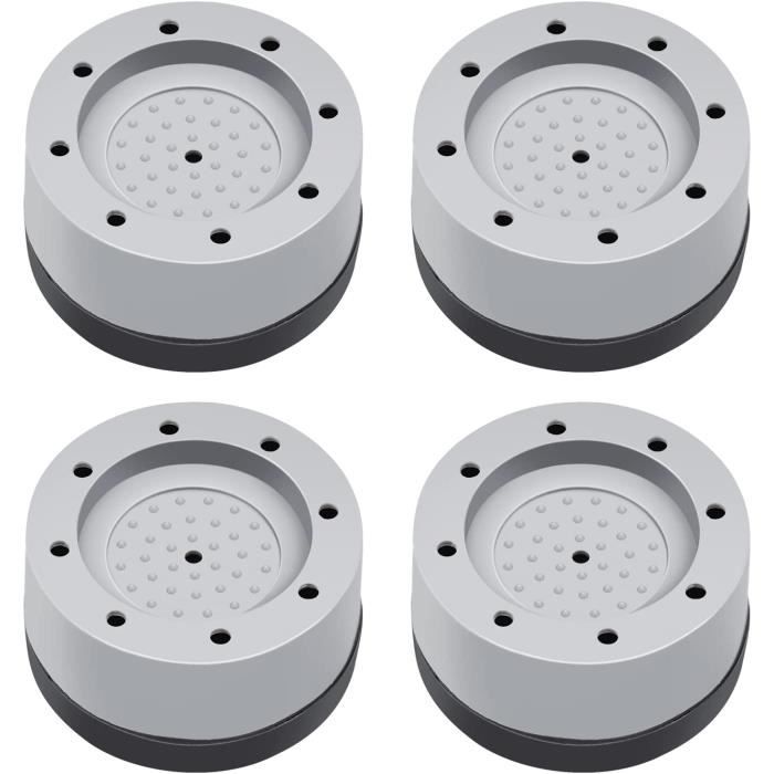 4 Pièces Patin Anti Vibration Tapis Anti Vibration Machine a Laver Pour ...