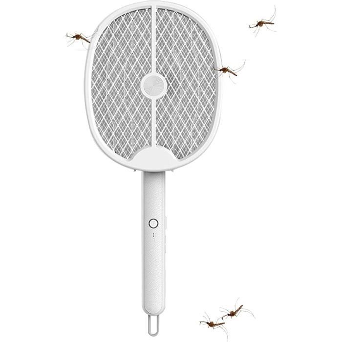 Fly Racquet Zappeur,Lampe Anti-Mouches Pliante 2 En 1 | Zapper Tueur D ...