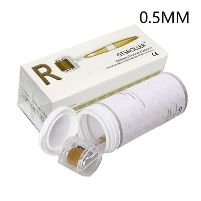 0,5 mm - Rouleau À Micro-aiguilles En Titane, Dermaroller, Mezoroller ...