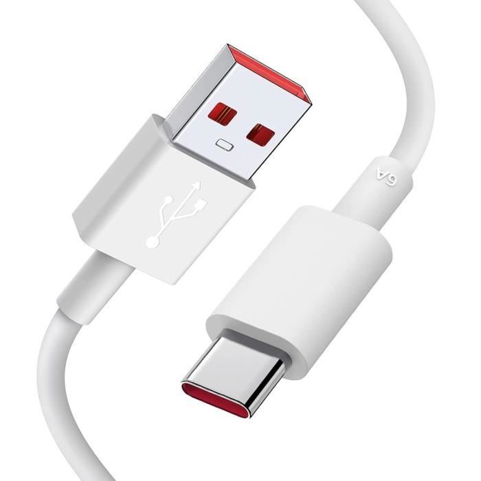 Câble USB-C Charge Rapide 6A pour Xiaomi Redmi 14C 13C Redmi Note 14 13 ...