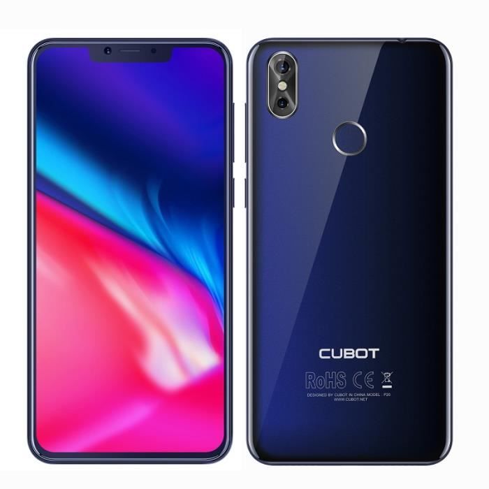 CUBOT P20 4G Smartphone 4Go + 64Go Phablet Téléphone Mobile Caméra 20MP ...