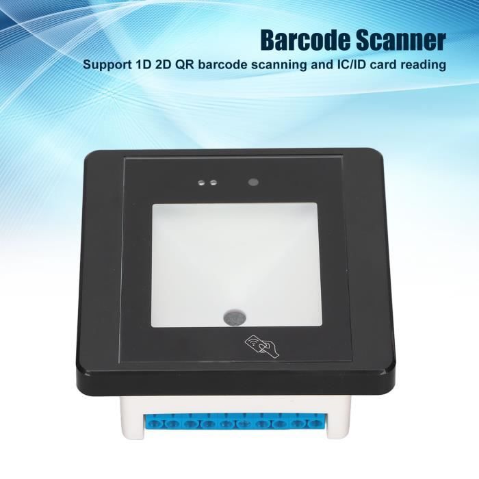 Scanner de codes-barres 1D 2D Scanner de -barres bureau polyvalent 1D ...