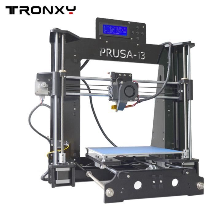 Tronxy P802D Prusa i3 Imprimente 3D Acrylique Grande Taille Impression LCD Affichage Hors Ligne ...