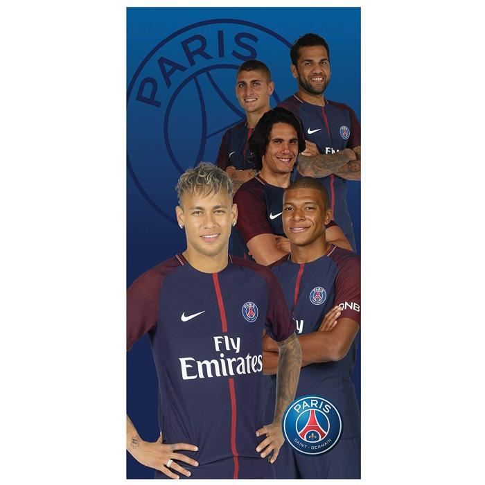 SERVIETTE DE PLAGE PARIS SAINT GERMAIN - Cdiscount Maison