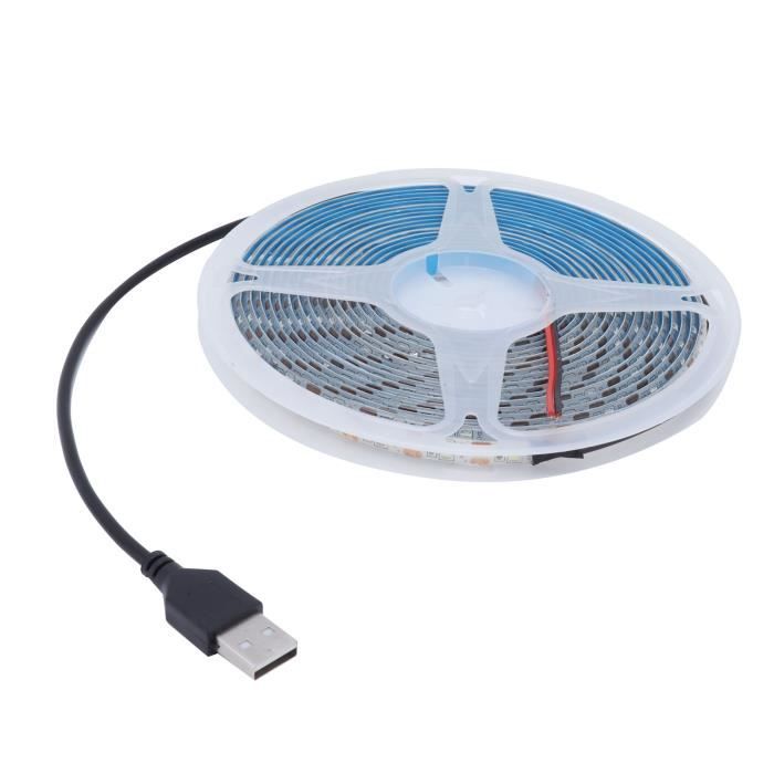 SALUTUYA bande flexible LED Bande lumineuse LED 5M étanche 15W 5V USB bande flexible pour centre ...