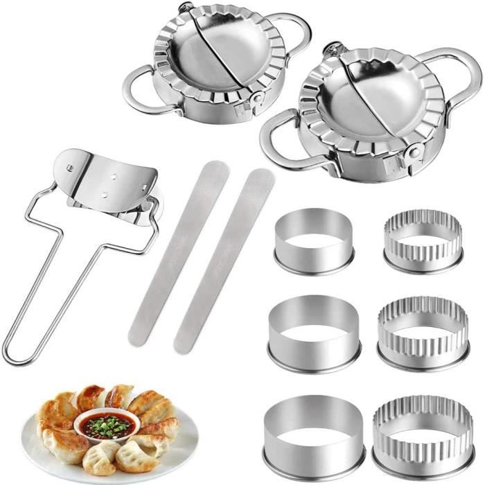 Gyoza Maker Moule à Raviolis En Acier Inoxydable - Façonnez Facilement ...