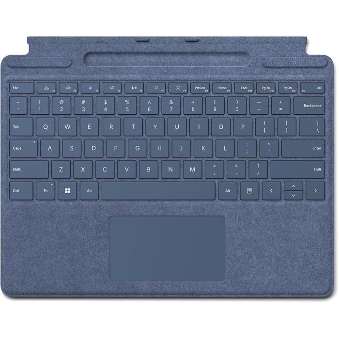 Surface Clavier Signature Keyboard, Bleu Saphir, Compatible Surface Pro ...