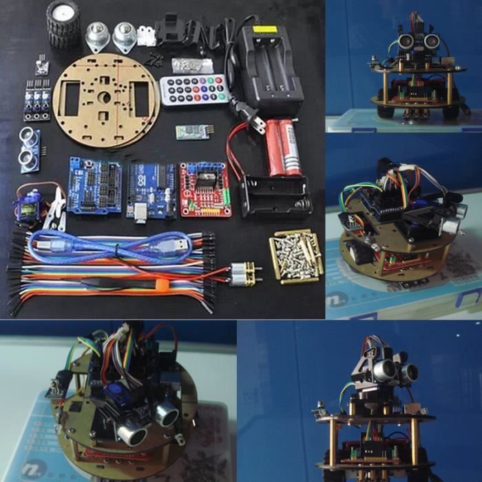 DIY kits de bricolage électroniques. Kits Robot de voiture intelligente ...