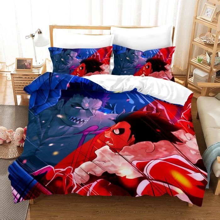 Ensembles De Housse De Couette One Piece Luffy Animé Literie 240 260cm