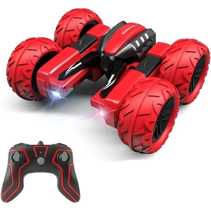 Voiture de cascade - ZGEER - RC Stunt Car - 4 roues motrices - Rotation 360° - Double face ...