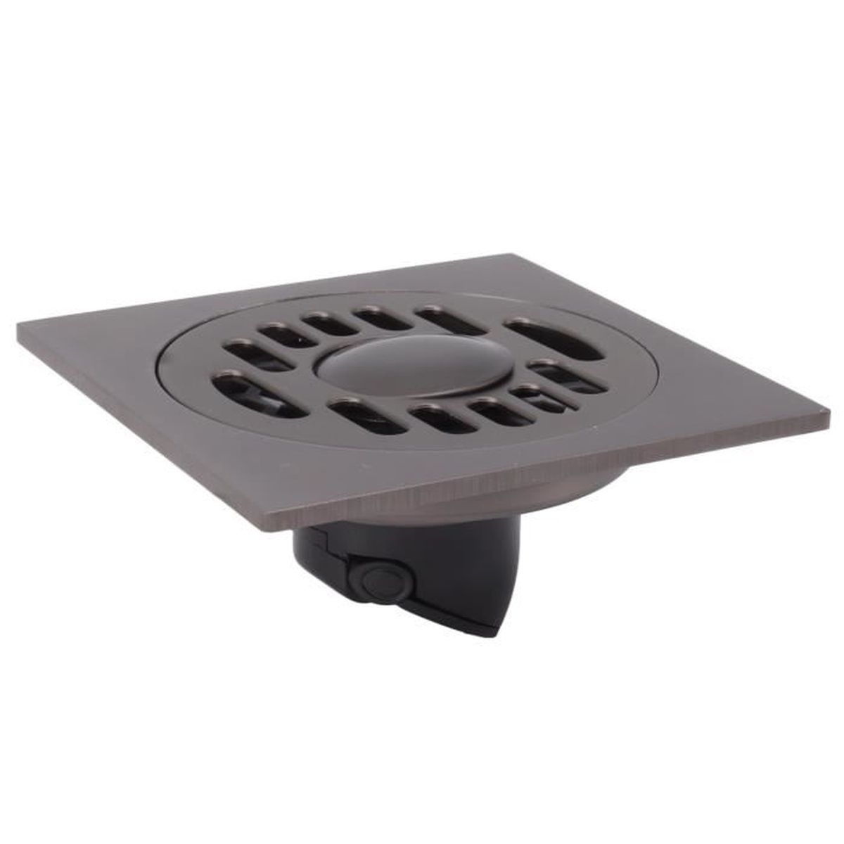 ROM Bonde De Douche Carrée En Laiton Gris Crépine De Sol Moderne Pour ...