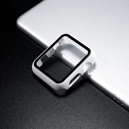 Coque métallique AIHONTAI pour Apple Watch 38mm - Blanc - Compatible ...