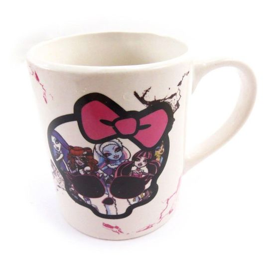 Mug céramique "Monster High" tête de mort - Cdiscount Maison