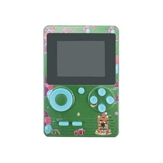 Console De Jeu Vidéo Rétro Portable - BLACKISH GREEN - 400-en-1 ...