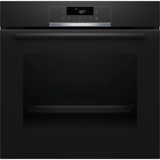Four pyrolyse Softclose - BOSCH SER4 - HQG572BB3F - Noir - 8 modes de ...