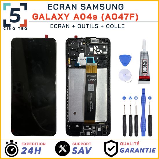 Ecran Complet remplacement pour Samsung Galaxy A04S SM-A047F avec Kit - Cdiscount Téléphonie