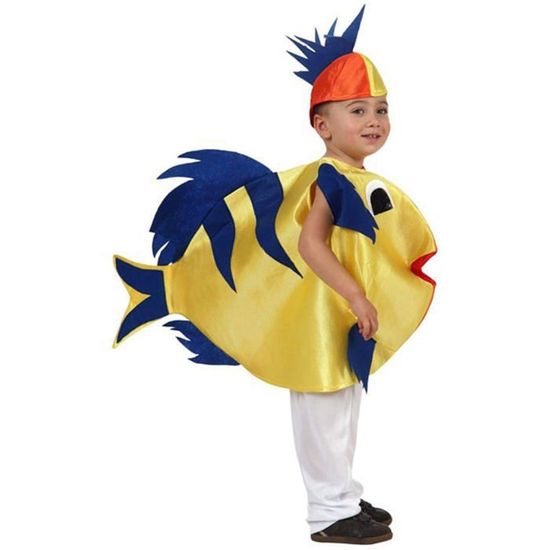 Costume de poisson - Enfant - Blanc - Mixte - Multicolore - Costume de ...