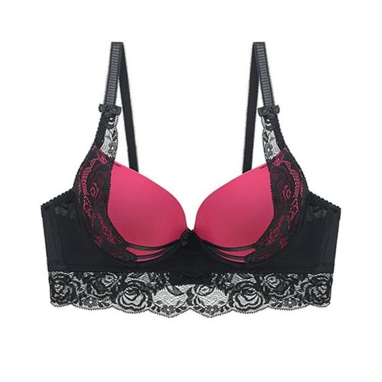 Soutien-gorge,Soutien-gorge push-up en dentelle pour femme,sous ...