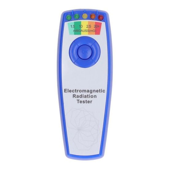 Qiilu testeur EMF Détecteur EMF 5 niveaux réponse rapide moniteur de ... Qiilu testeur EMF Détecteur EMF 5 niveaux réponse rapide moniteur de ...