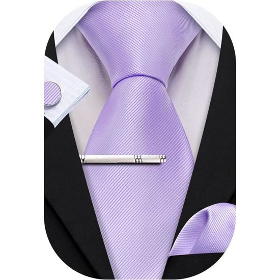 Cravates D'Affaires En Soie Pour Hommes Avec Mouchoir De Poche Boutons ...