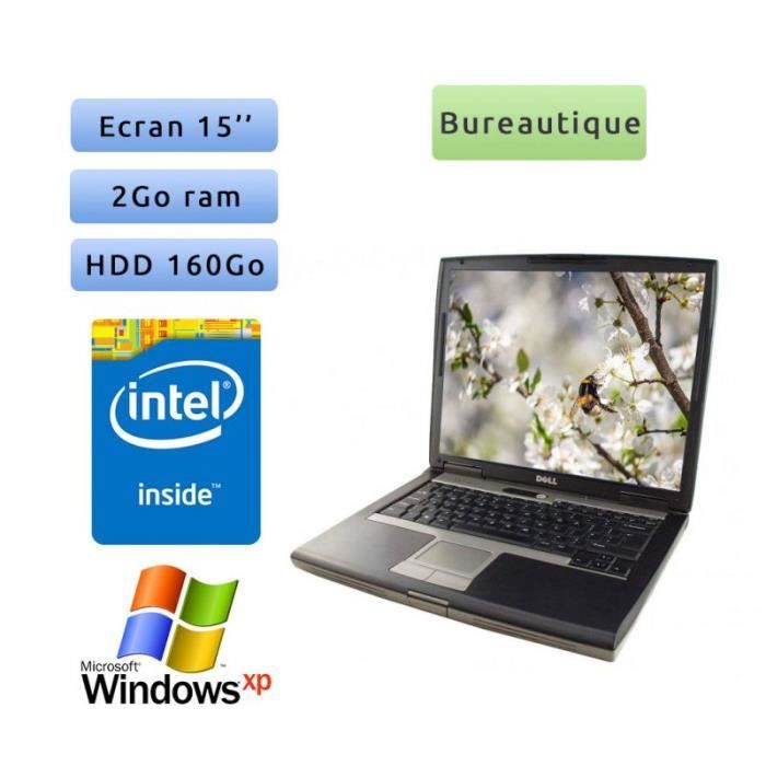 Dell Latitude D520 - Windows XP - 1.66GHz 2Go 160Go - 15 - Ordinateur ...