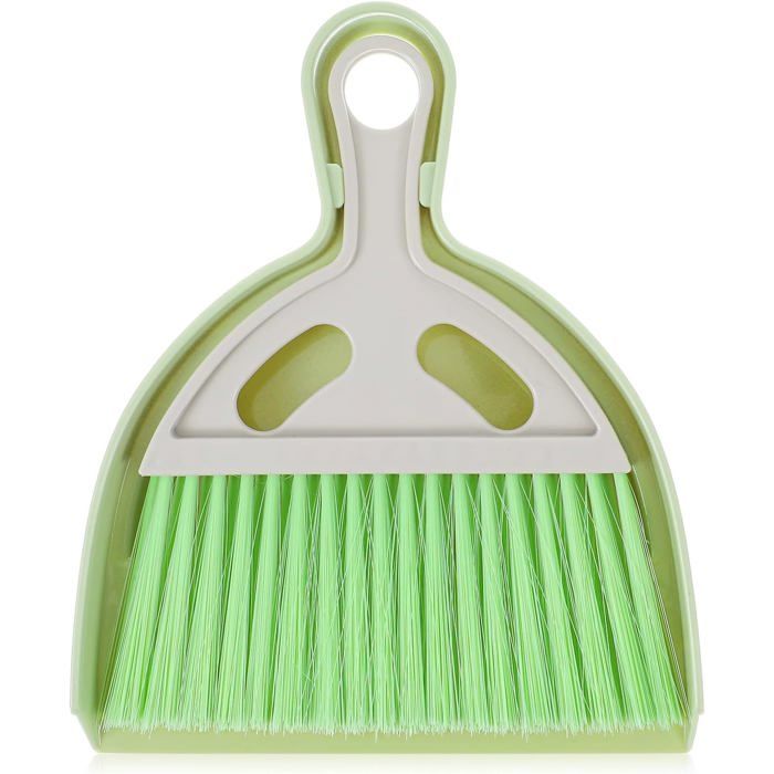 Mini balai et pelle à poussière, portable, petit kit de balayage de ...