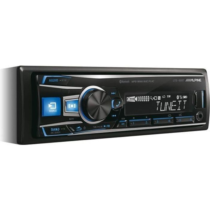 Alpine Autoradio UTE-92BT avec Bluetooth et Prise Jack en façade ...