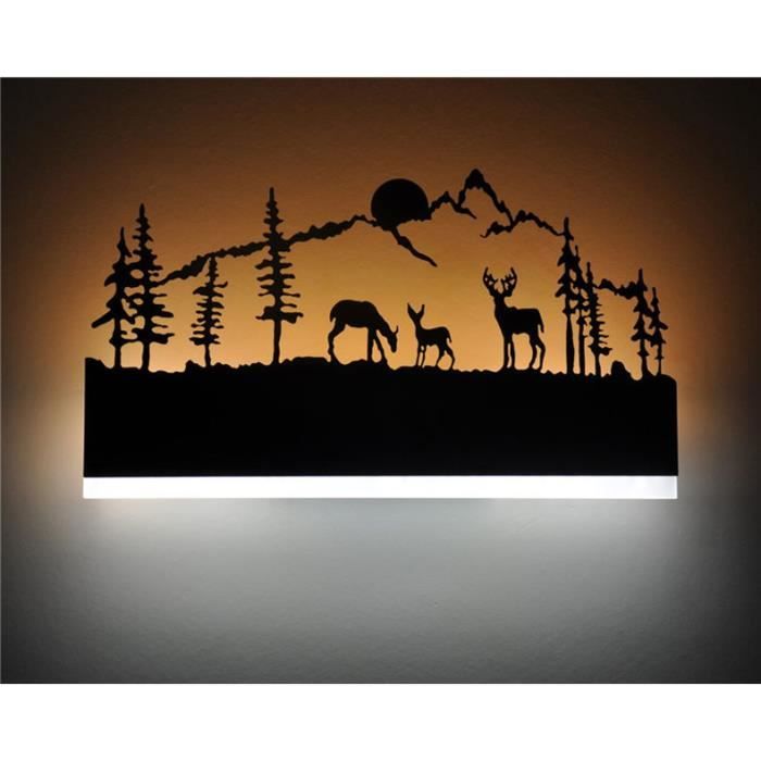 Warm and Cool Whit - type 1 - Applique murale Led au design moderne et ...