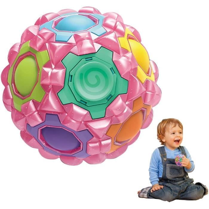 Jouet Boule Arc-en-| Noctilucous Rotating Sensory Puzzle Ball Toys ...