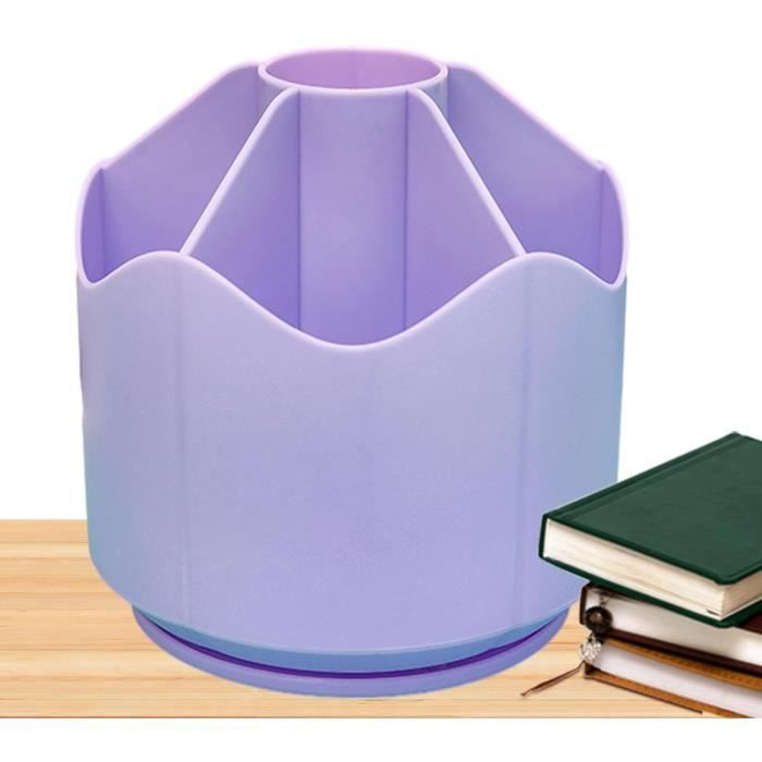 Organisateur De Stylo Rotatif | Pot De Stylo De Bureau Rotatif | Porte ...