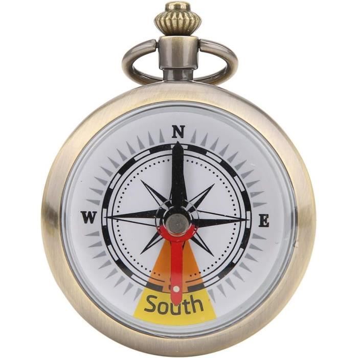 Boussole De Randonnée, Mini Boussole De Poche En Alliage D'Aluminium En ...