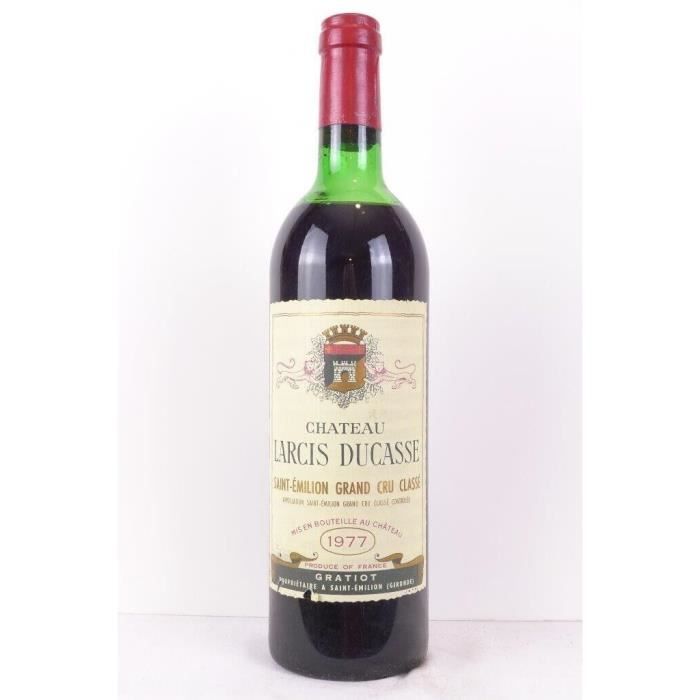 Saint-émilion château larcis ducasse grand cru classé rouge 1977 ...