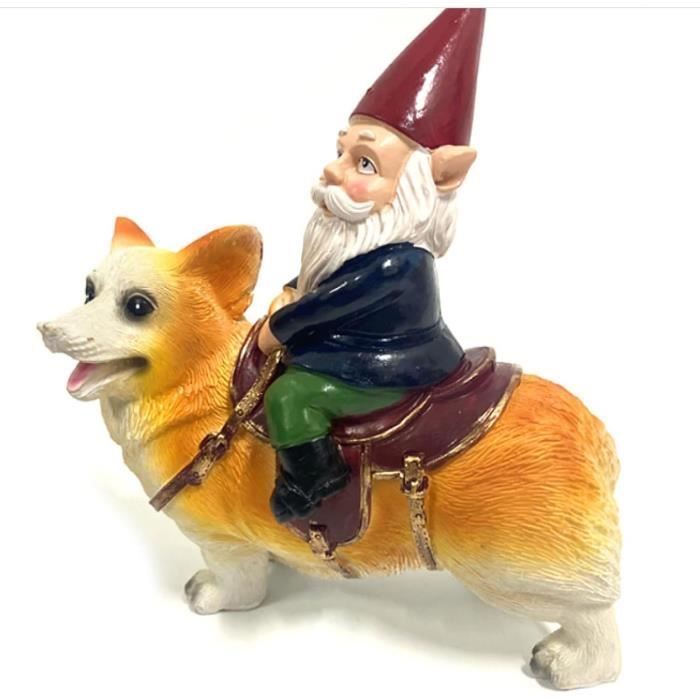 Statuette - Balancier De Jardin Nain - Petit Nain en Résine - 14.5x14 ...