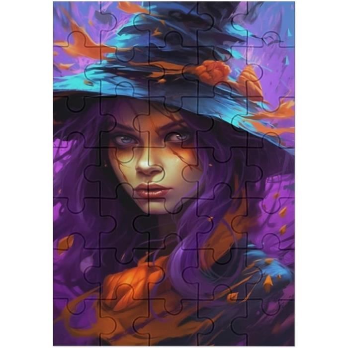 Puzzle La Sorcière 35 Pièces - Art Diy Jeu Occasionnel Jouets Cadeau ...
