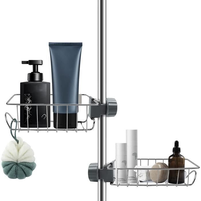 Étagère Douche Sans Percage Inox, 2pcs Porte Savon Étagère Salle de ...