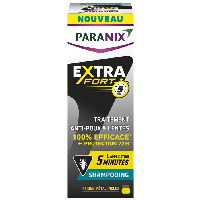 Paranix Extra Fort Shampooing Anti-Poux et Lentes 200ml + Peigne ...