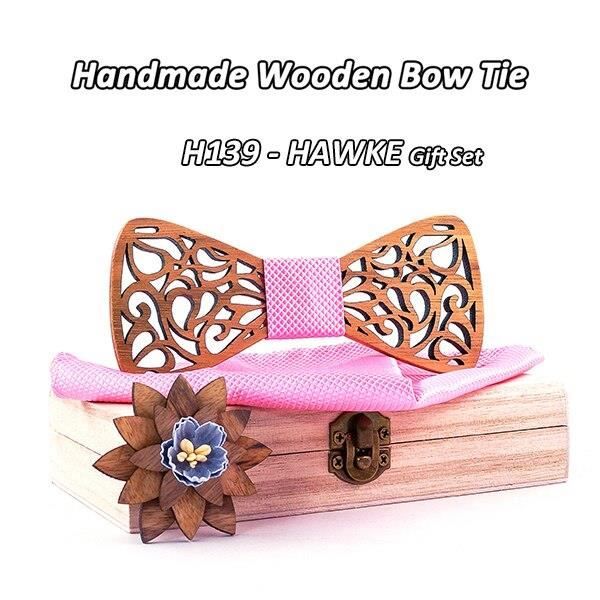 Nœuds papillon en bois, accessoires en bois avec nouveaux motifs ...