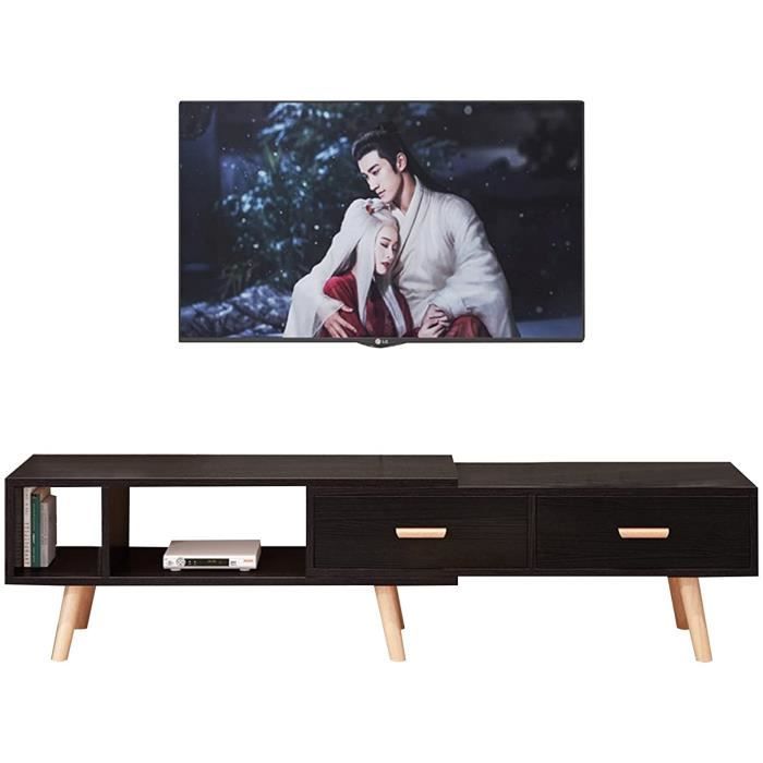 Meuble télé Meuble TV en Bois De Salon, Décodeur De Banc TV Mural ...