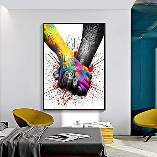 Decoration muraleAffiches et d'art de Rue Graffiti peintures sur Toile ...