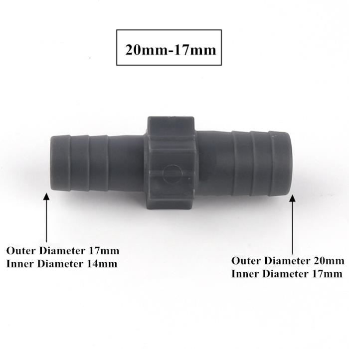 Tuyau d'arrosage,Connecteur de tuyau PVC pour joint de réduction,1 ...