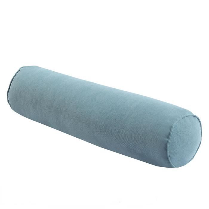 Oreiller - sky blue velvet - Long rectangulaire - 15x40cm - mousse à ...