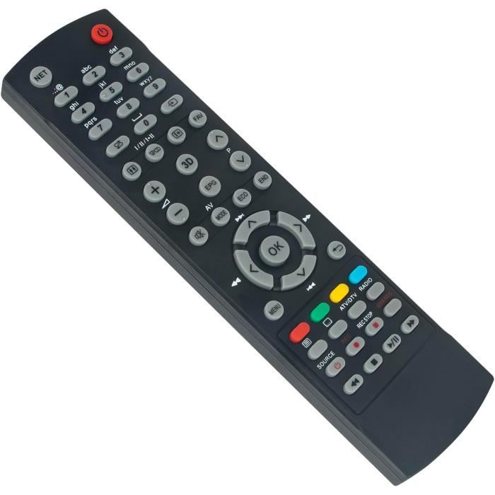 Gb067Wjsa Télécommande De Rechange Pour Sharp Aquos Tv Lc-50Le652E Lc-50Le652Ru Lc-39Le651K Lc ...