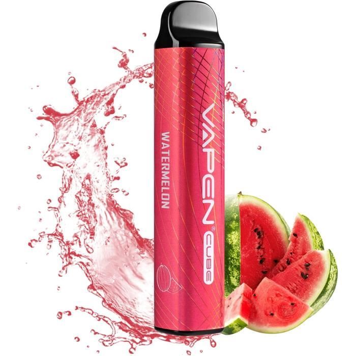 Cigarette Électronique Jetable 2000 Bouffées, Cube Vapoteuse ...