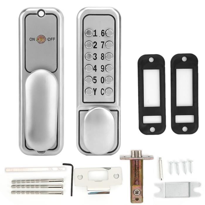 Serrures de porte à mot de passe durable, serrure de porte mécanique ...