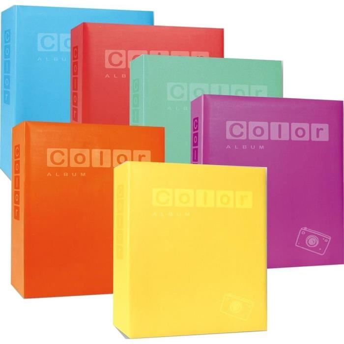 Album Photo 300 Photos 10 X 15 En Différentes Couleurs Au Choix 1 Pièce ...