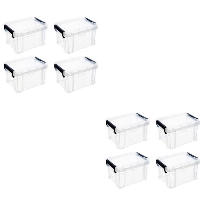 8 PCS Exquisite Boîte de rangement Conteneurs de stockage Conteneurs de ...